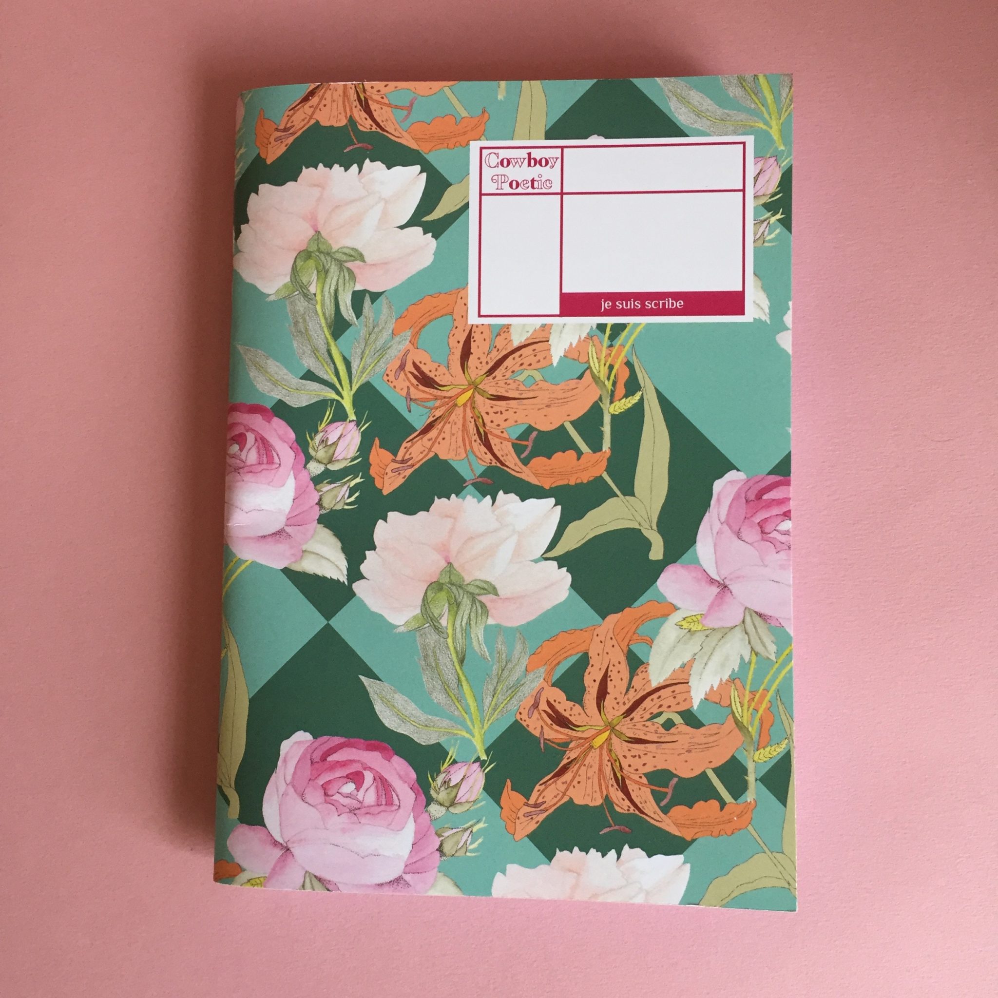 Cahier : Rose, pivoine, lys – Cowboy Poetic